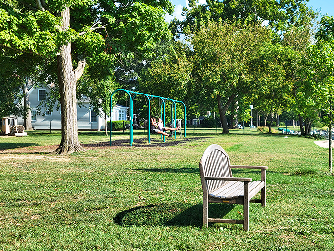Oxford Town Park offers simple pleasures &ndash; a bench, some swings, and the radical notion that sometimes doing nothing is everything.