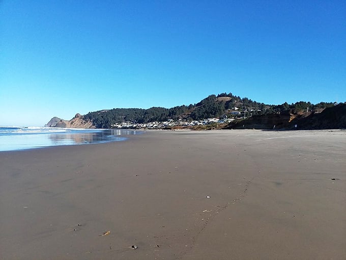 Miles of uninterrupted beach that makes you wonder why you ever bothered with crowded resorts or fought for towel space.