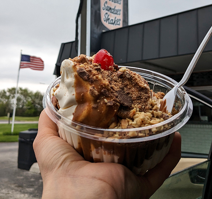 This sundae doesn't just satisfy a craving&mdash;it creates a memory, layered with chocolate, peanut butter, and the sweet nostalgia of simpler times.