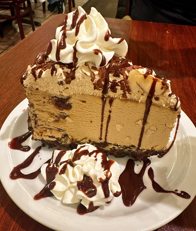 A slice of heaven that makes you question why anyone would choose fruit for dessert when this chocolate masterpiece exists.