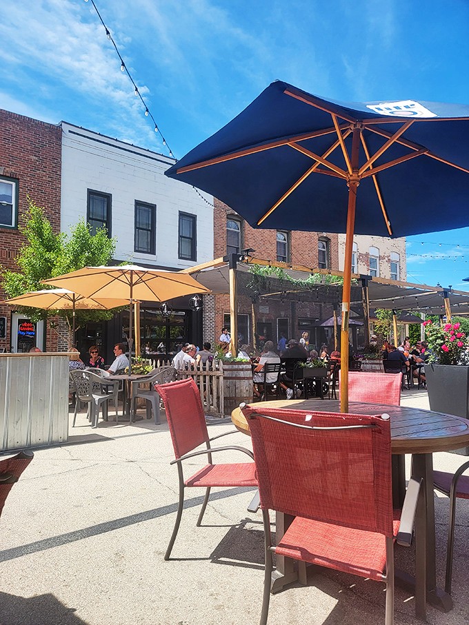 Outdoor dining in Utica offers the perfect blend of people-watching, fresh air, and the distinct possibility of overhearing fascinating local gossip.