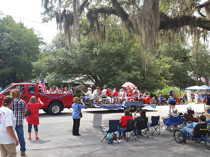 Micanopy's Fourth of July parade embodies small-town America at its finest&mdash;where everyone's either in the parade or watching it.