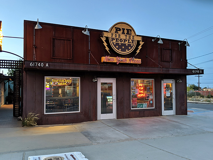 "Pie for the People" isn't just clever wordplay &ndash; it's a desert institution where pizza pilgrims find salvation after a day of Joshua Tree adventures.