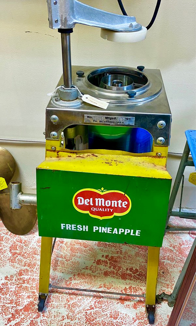 Not just a pineapple corer&mdash;it's a mechanical marvel from when kitchen gadgets were built like tanks and designed with atomic-age optimism.