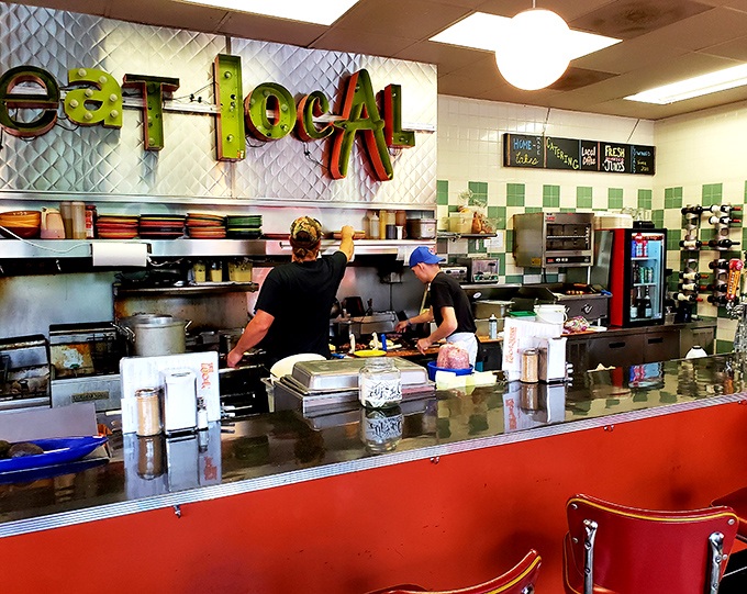 Behind the "eat local" sign, kitchen magicians transform simple ingredients into the stuff breakfast dreams are made of.