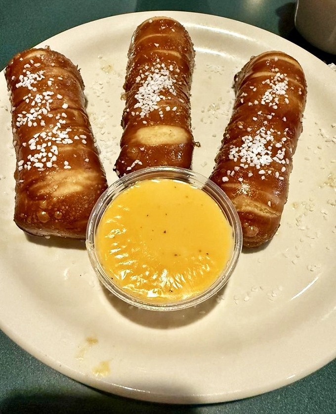 These pretzel sticks aren't just appetizers&mdash;they're doughy magic wands that transform ordinary cheese sauce into an extraordinary experience.