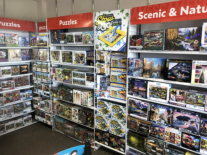 Puzzle heaven for the perpetually patient. Nothing says "Wisconsin winter activity" quite like a 1,000-piece landscape jigsaw.