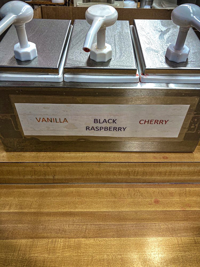 The holy trinity of milkshake flavors&mdash;vanilla, black raspberry, and cherry&mdash;await their turn to transform ordinary days into celebrations.