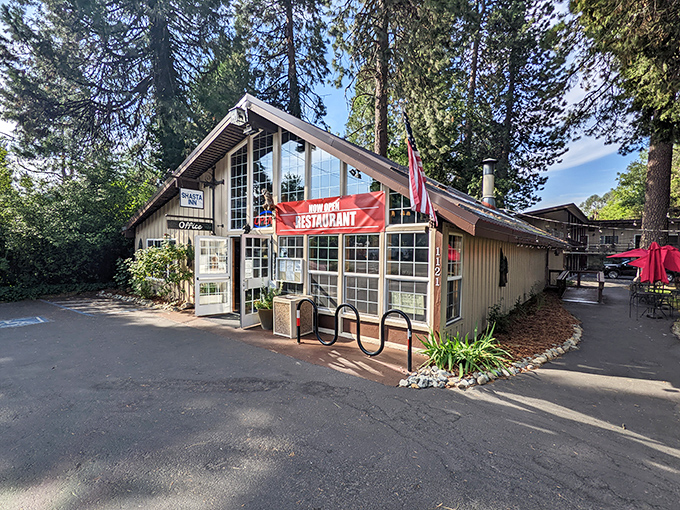 Classic mountain lodging that promises comfort without the pretension of those fancy resort chains.