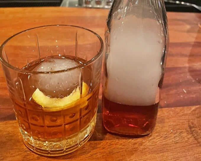 A properly made Old Fashioned with that signature smoke &ndash; because sometimes the classics need no improvement, just respect.