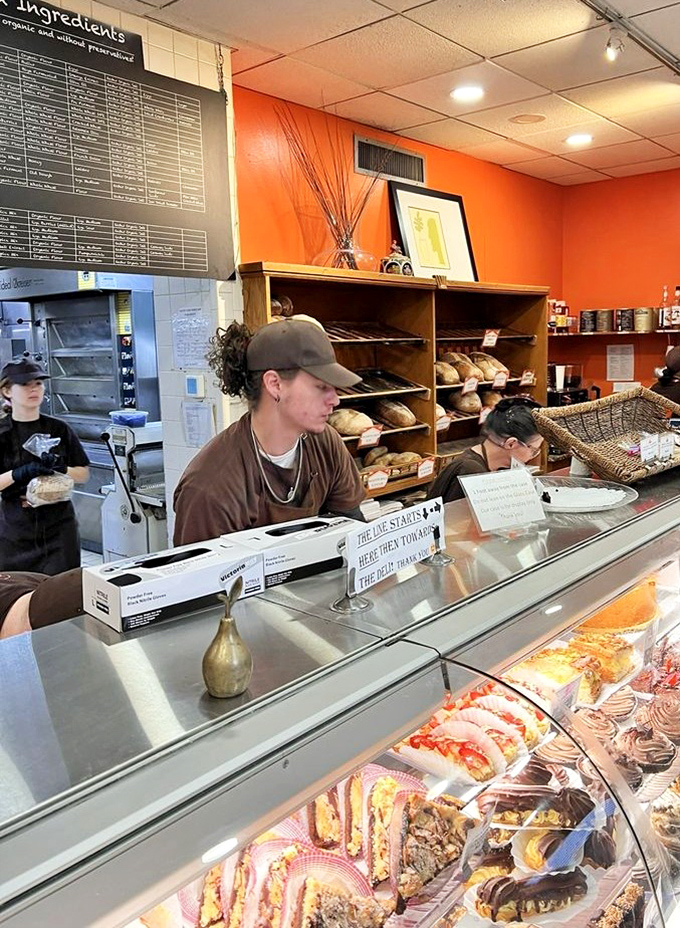 The warm, inviting staffs feels like dining in Oma's kitchen &ndash; if Oma had excellent taste in rustic-modern design.