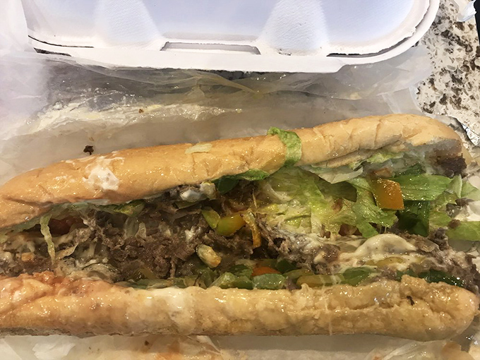 A sub that doesn't skimp on the fillings &ndash; packed with savory goodness from edge to edge. Sandwich engineering at its finest.