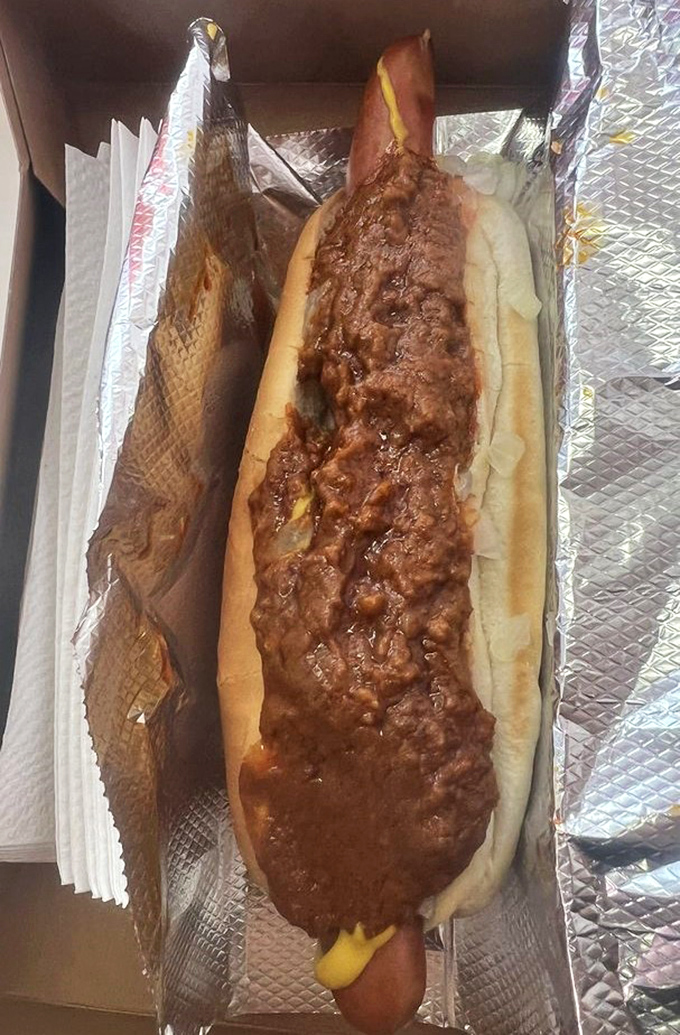 This isn't just a chili dog&mdash;it's a commitment, a relationship, and possibly the reason stretchy pants were invented.