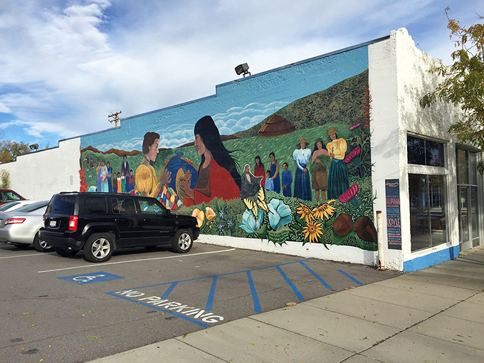 This vibrant mural celebrates Susanville's diverse heritage, proving small towns can embrace big cultural stories through public art.