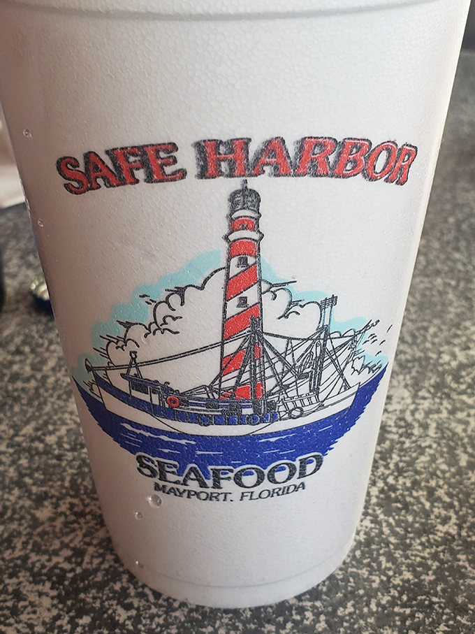 Even the sweet tea comes with a side of coastal charm. That lighthouse logo isn't just branding&mdash;it's a promise of smooth sailing for your taste buds.