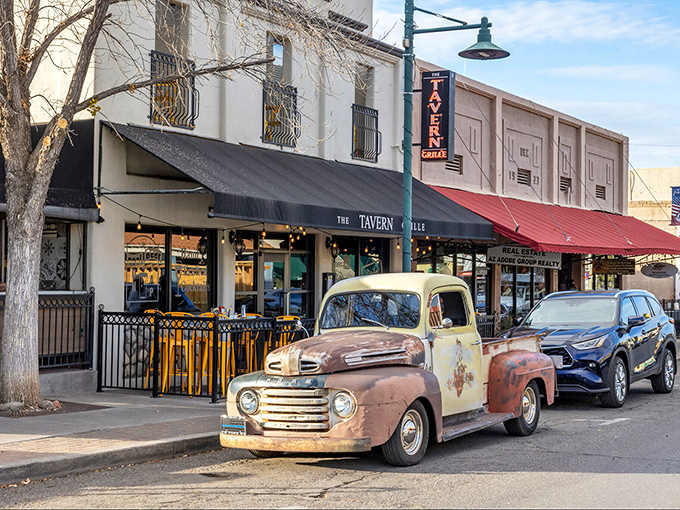 The Tavern Grille pairs vintage charm with that classic Ford pickup&mdash;both representing an era when things were built to last.