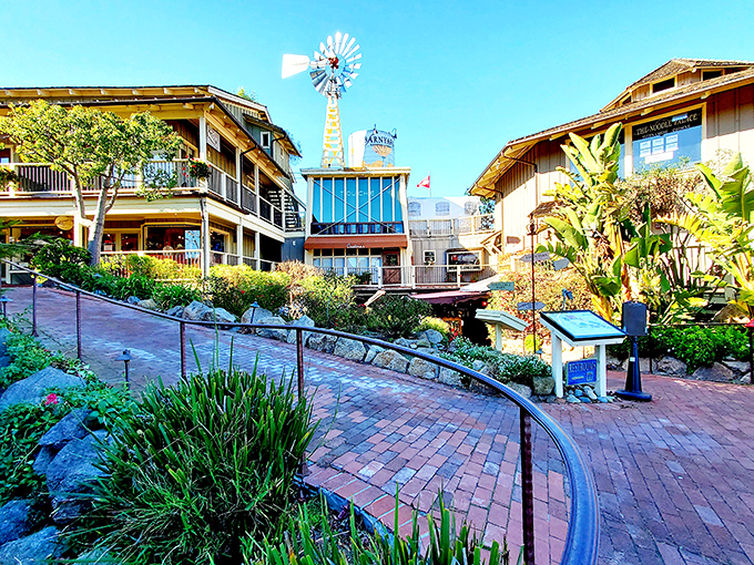 The Barnyard Shopping Village proves that retail therapy is best enjoyed outdoors, with a windmill thrown in because&hellip; why not?