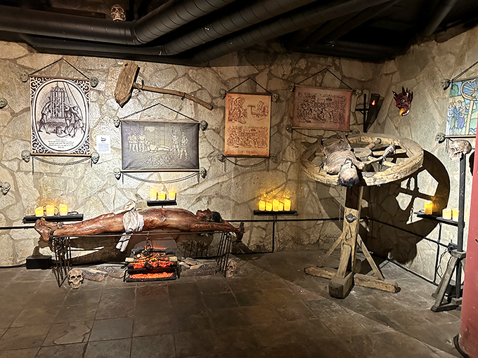 The Breaking Wheel brings new meaning to "what goes around comes around." This medieval punishment device makes modern timeout corners seem downright luxurious.