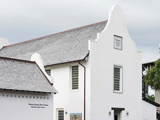 The Town Hall stands as a bright white beacon of Dutch-inspired architecture. Proof that civic buildings don't have to look like DMVs.