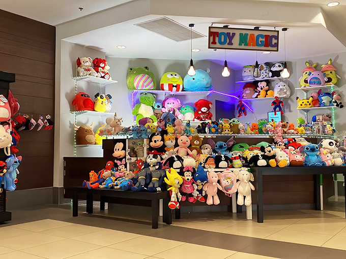 Toy Magic indeed&mdash;a wonderland of plush companions waiting for homes. Even adults can't help but smile at this colorful menagerie of childhood joy.