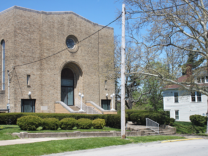The Tree of Life Synagogue represents the diverse spiritual tapestry of Uniontown, where faith communities have created sanctuaries of both worship and community.