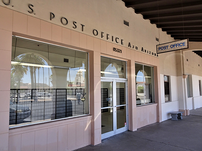 Even the post office in Ajo maintains that Spanish Colonial charm. Paying bills never looked so good&mdash;though they still hurt the same.