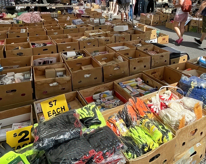 Treasure hunting at its finest&mdash;cardboard boxes become galleries of possibility where one person's castoff becomes another's prized discovery.