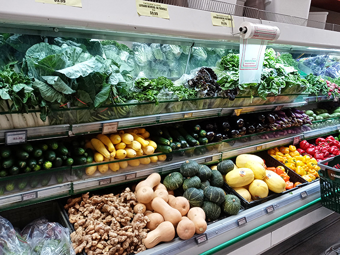 Garden-fresh produce that puts grocery store offerings to shame with vibrant colors and honest pricing.