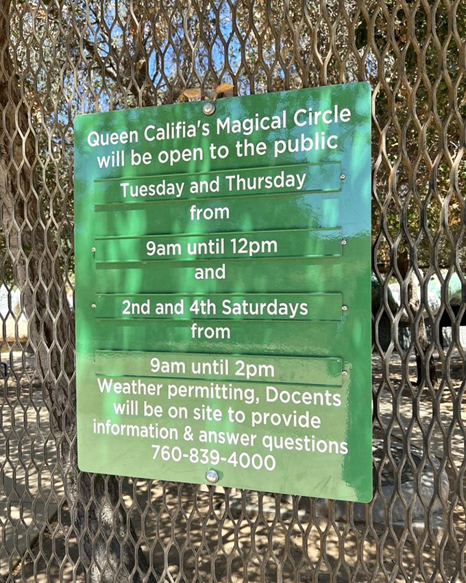 The treasure map to magic! These limited visiting hours make the experience feel all the more special—like catching a rainbow at just the right moment.