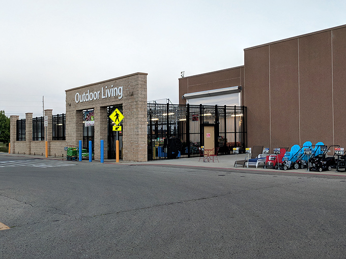 The local shopping center offers practical necessities without the big-city markup, because saving money never goes out of style.