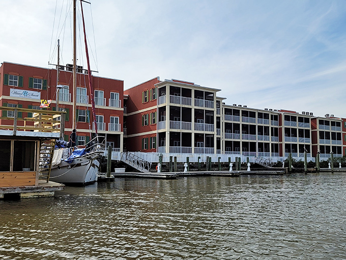 The Water Street Hotel offers waterfront accommodations where you can watch boats drift by from your balcony &ndash; nature's television at its finest.