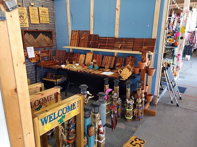 Rustic charm by the board foot. These handcrafted wooden signs will tell your guests to "Live, Laugh, Love" before you even have a chance to.