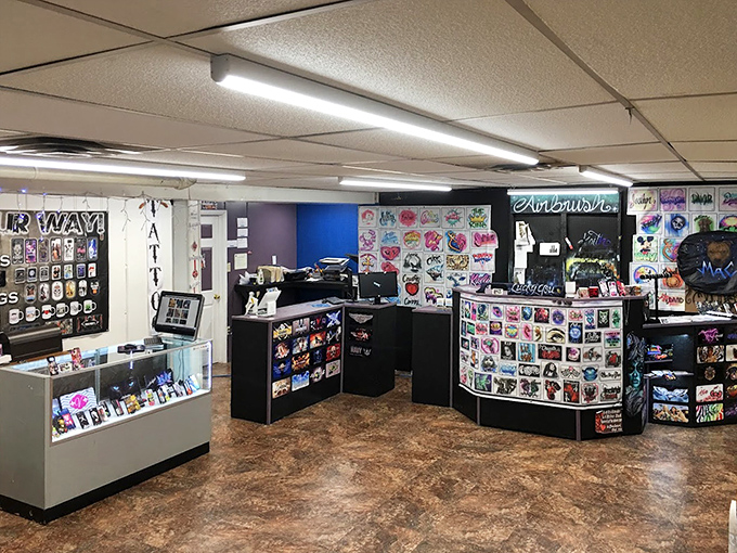 Tattoo culture meets retail therapy in this corner of artistic expression. Your body is a canvas; these folks have the paint.