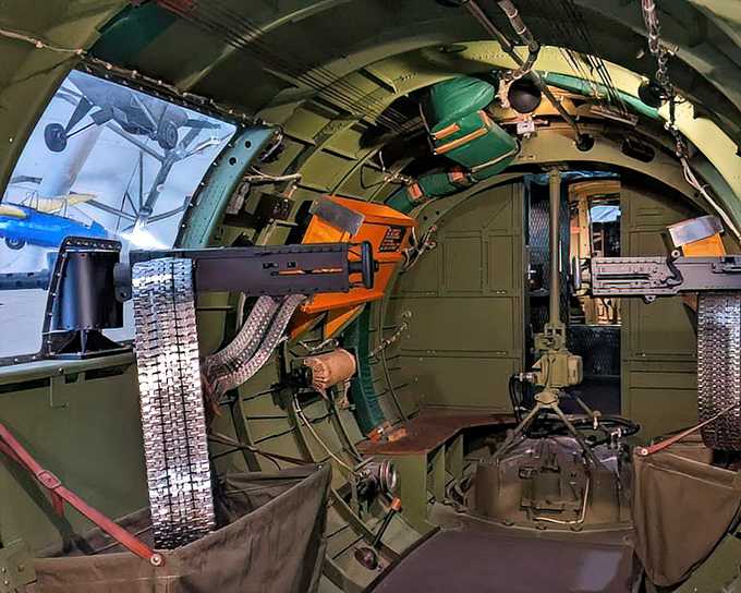 First-class accommodations, military style. This aircraft interior shows that function trumped comfort when your mission was more important than legroom.