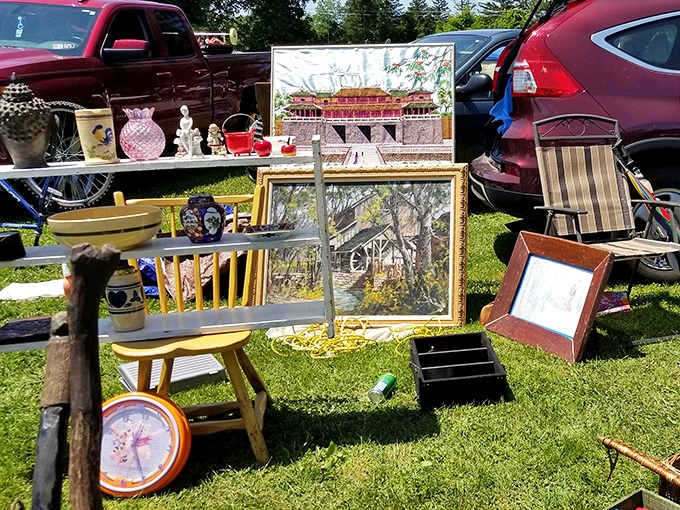 Gallery-worthy finds without the gallery attitude. These framed landscapes capture Pennsylvania's pastoral charm for the price of a fancy coffee.