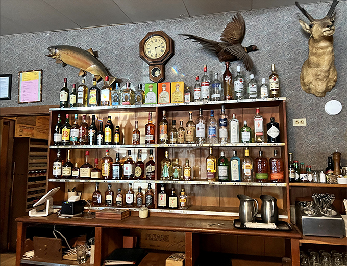 The bar's impressive lineup could intimidate a lesser establishment, but here it's just another supporting character in Duarte's long-running show.