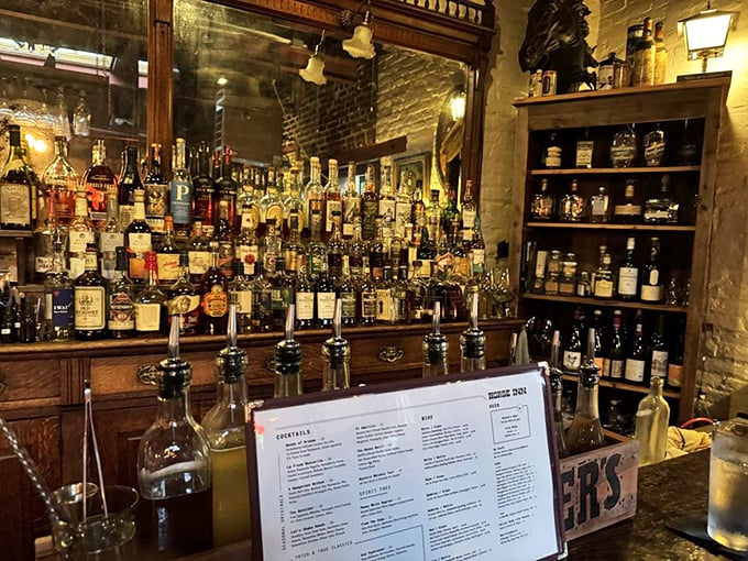 Behind this bar, mixology becomes art &ndash; bottles standing at attention like soldiers ready to be deployed in the battle against ordinary drinks.
