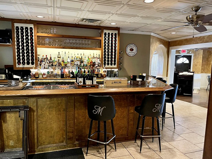 The bar at Mama's doesn't just serve drinks&mdash;it serves as the neighborhood's living room where Italian wines meet Midwestern hospitality.