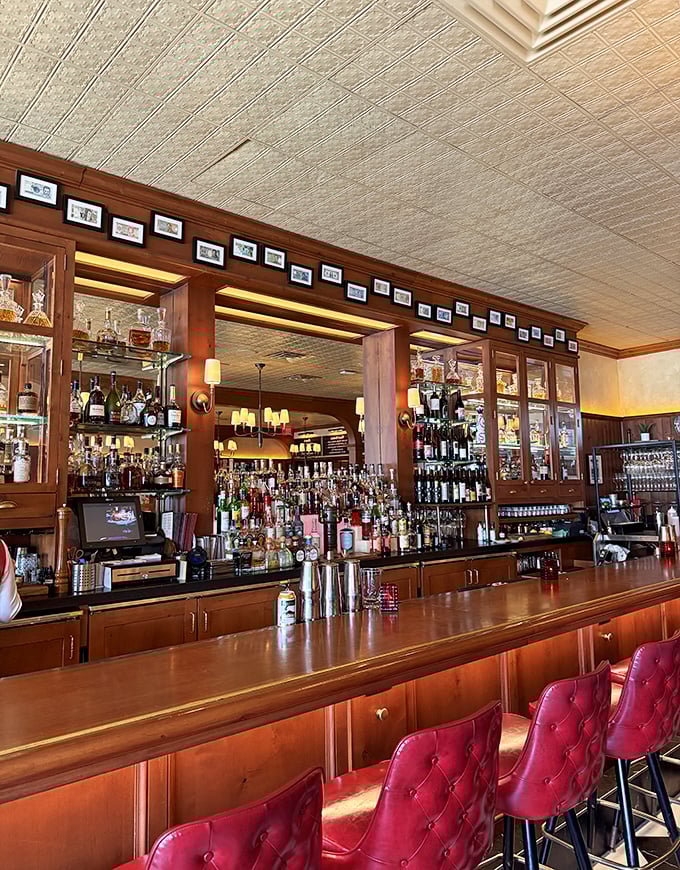 A bar stocked like a liquid library, where the bartenders are both scholars and artists of the perfect pour.