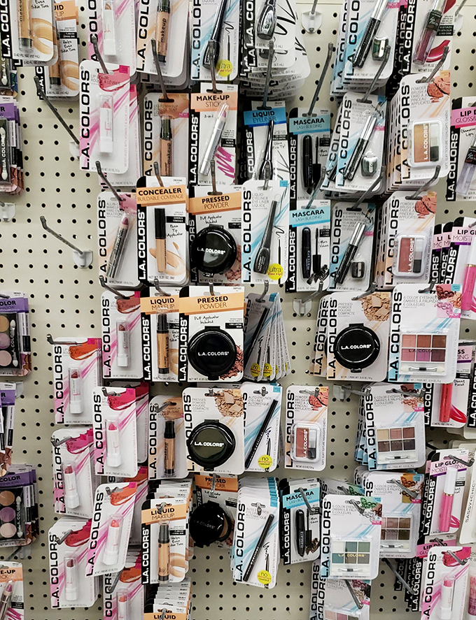 Beauty on a budget isn't an oxymoron&mdash;it's an entire wall of affordable cosmetics promising glamour without the sticker shock.