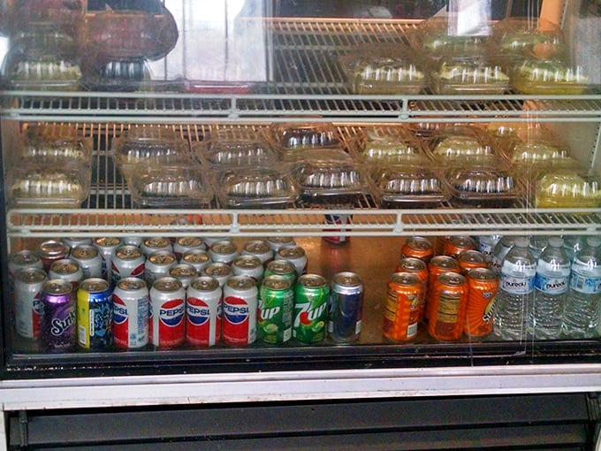 The beverage cooler&mdash;where fizzy companions patiently wait to help you navigate the glorious meat sweats that lie ahead.