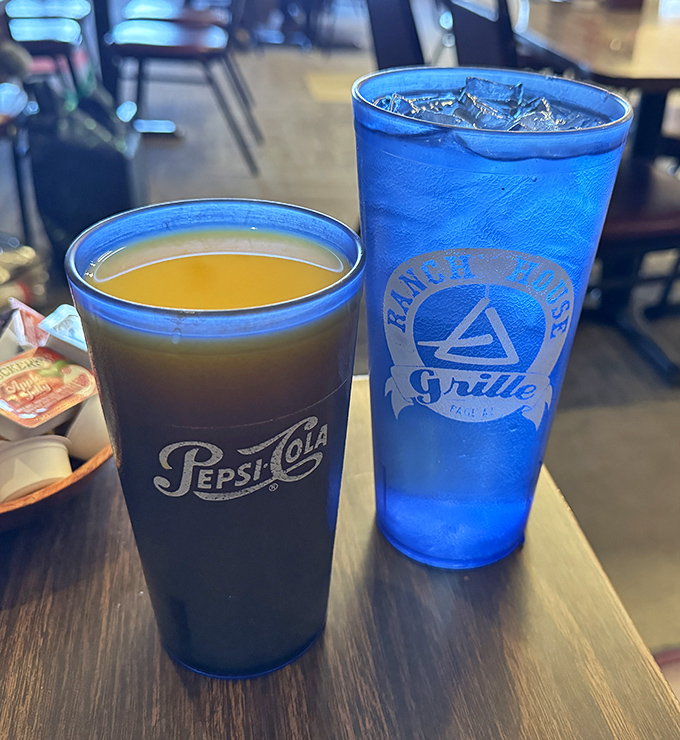 The universal language of diner beverages &ndash; one sip from these glasses and suddenly you're part of a great American tradition.