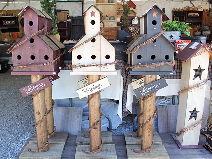 Home tweet home! These charming birdhouses don't just shelter feathered friends&mdash;they're front porch statements that say "my garden has better real estate than yours."