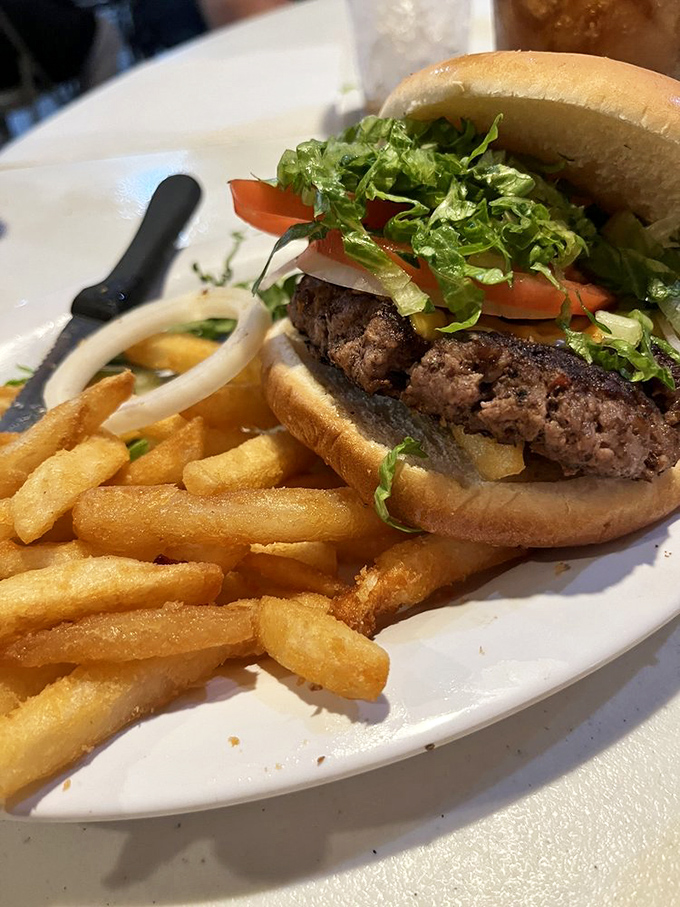 Even the landlubber options get the royal treatment at this coastal culinary kingdom.