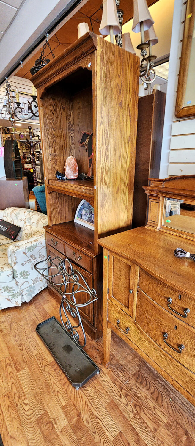 Solid oak craftsmanship that would make Ron Swanson weep with joy. Furniture with character that tells stories your IKEA bookshelf never could.