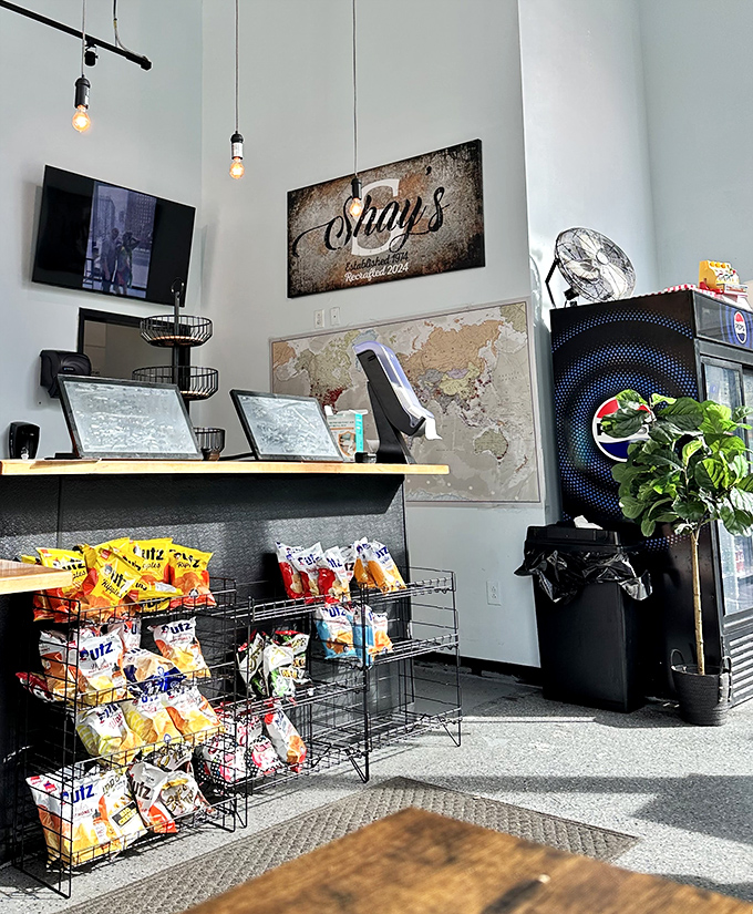 Behind this counter, sandwich dreams become reality &ndash; a modern command center where cheesesteak magic happens daily.