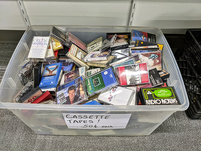 Cassette tapes bring back memories of mixtapes and boom boxes – nostalgia you can actually afford to buy.