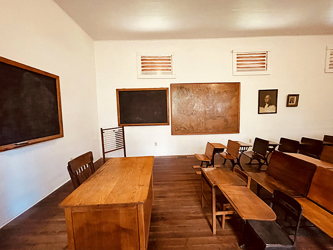 This one-room schoolhouse classroom makes modern students' complaints about slow Wi-Fi seem ridiculous&mdash;these kids had to actually write things by hand!