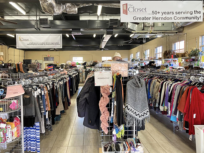 The clothing section&mdash;where fashion trends come full circle and yesterday's styles await rediscovery by today's vintage-loving bargain hunters.