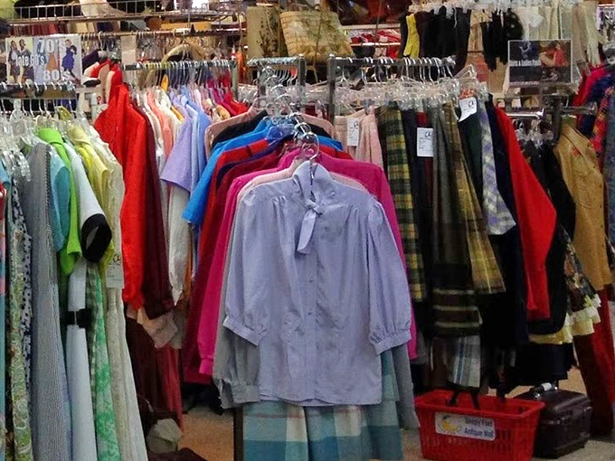 A rainbow of vintage fashion awaits new adventures. These clothes have stories to tell &ndash; and your closet is ready for the next chapter.